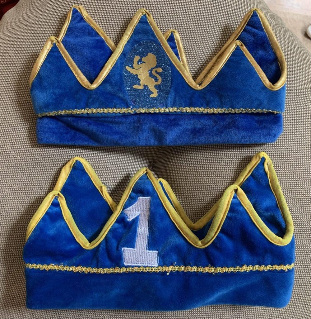 DIY Soft Velour Crown for a Toddler Boy - Curious and Cozy