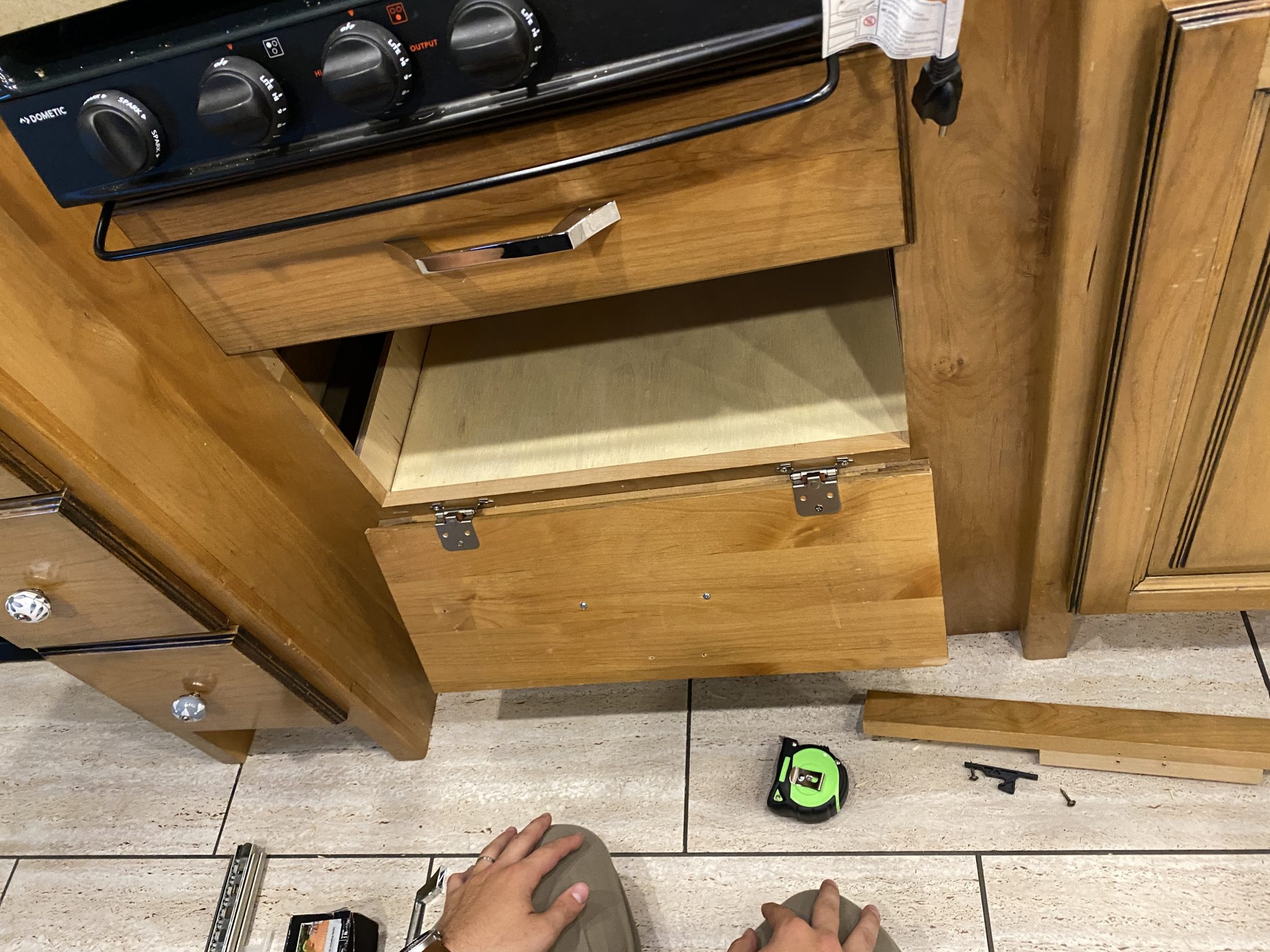 Built-In RV Toaster Oven Air Fryer - Curious and Cozy