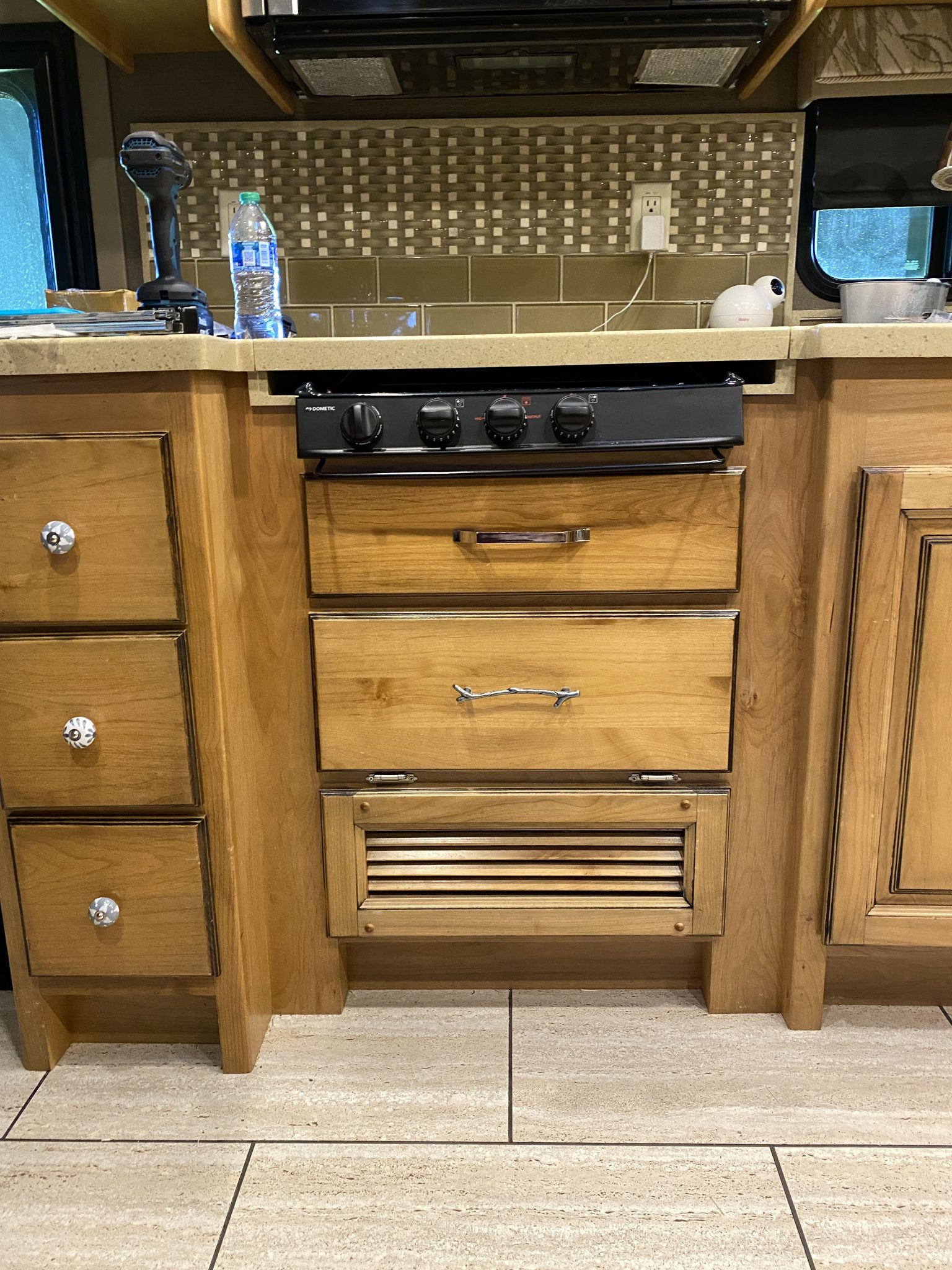 Built-In RV Toaster Oven Air Fryer - Curious and Cozy